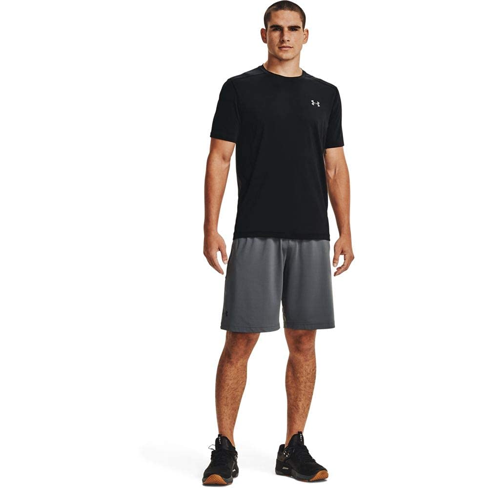Under Armour Men's Raid 2.0 Gym Shorts , Pitch Gray (012)/Black , X-Large