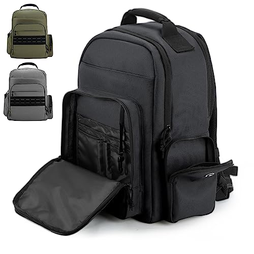 VEAGIA Tactical Travel Laptop Backpack For Men Large Heavy Duty Work Backpack Airline Approved Hiking Waterproof Bag