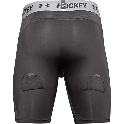 Under Armour Men's Hockey Compression Shorts , Jet Gray (010)/Mod Gray, Medium