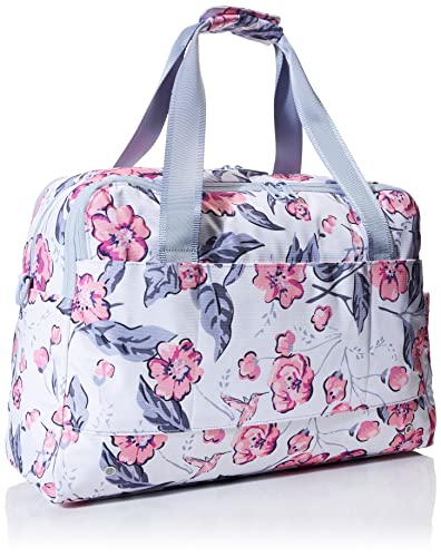 Vera Bradley Women's Recycled Lighten Up Reactive Weekender Travel Bag, Hummingbird Blooms, One Size