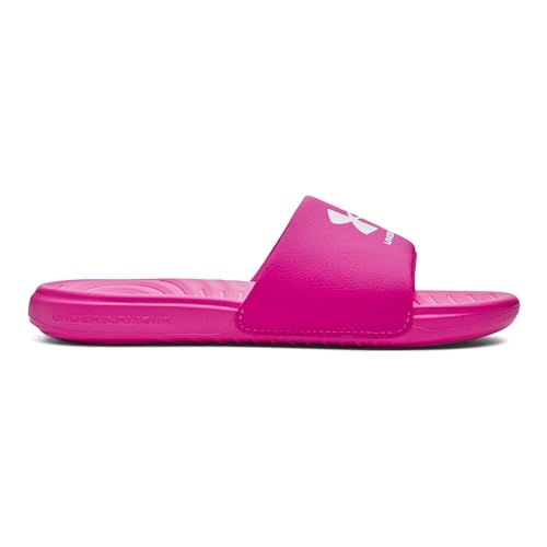 Under Armour Girls' Ansa Fixed Strap, (602) Rebel Pink/Rebel Pink/White, 13K, US