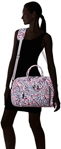 Vera Bradley Women's Cotton Compact Weekender Travel Bag, Gramercy Paisley, One Size