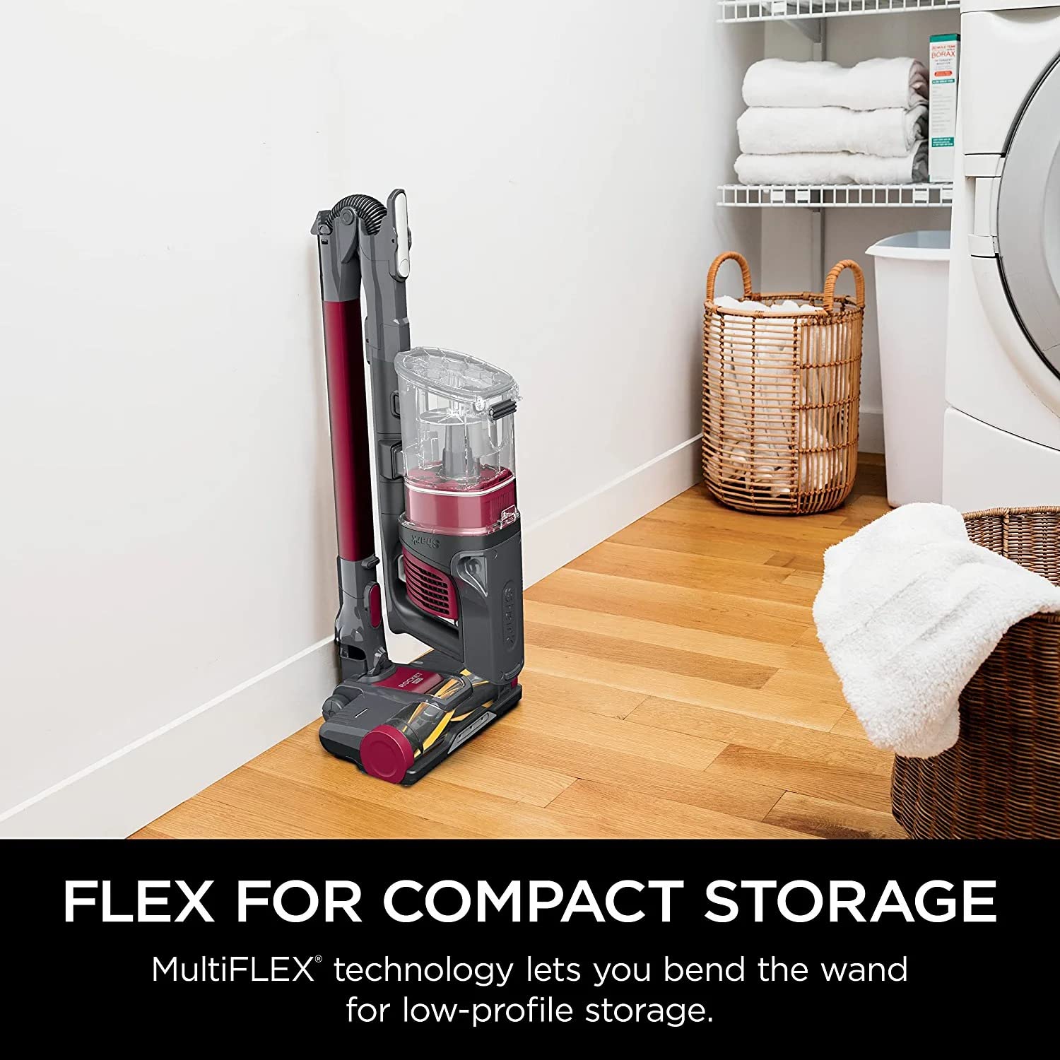 Shark QZ163H Pet Plus Cordless Stick Vacuum with Self-Cleaning Brushroll, MultiFLEX, Crevice Tool & Pet Multi-Tool, 40-min Runtime (Renewed) (Coral)