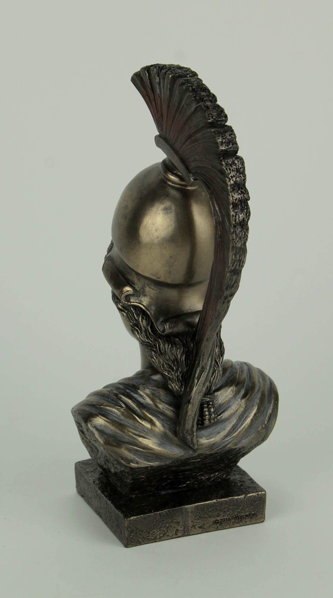 Veronese Design 9 5/8 Inch Athena Greek Goddess of Wisdom and War Bust Cold Cast Resin Statue Bronze Finish