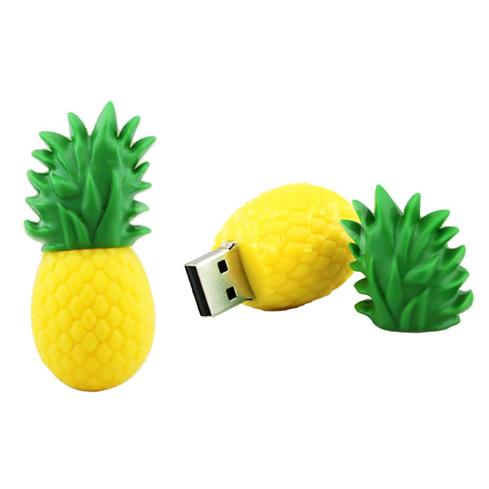 schicj133mm Cartoon Pineapple 8GB 16GB 32GB 64GB 128GB Mini Gift U Disk,USB Flash Drive,USB Memory Stick,Flash Drive,Memory Stick 4GB
