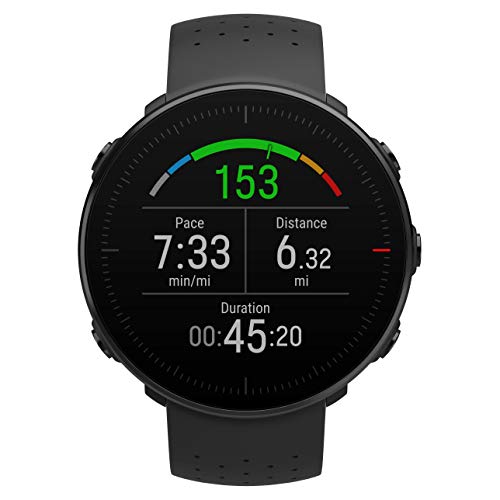 POLAR VANTAGE M –Advanced Running & Multisport Watch with GPS and Wrist-based Heart Rate (Lightweight Design & Latest Technology), Black, Small, Wireless