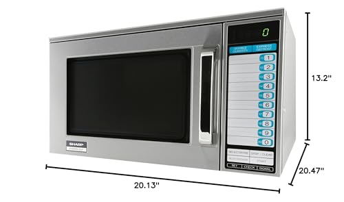 Sharp R-25JTF Microwave, Silver