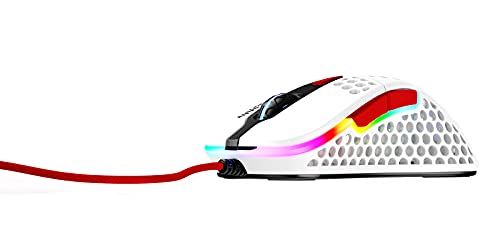 XTRFY M4 RGB, Ultra-Light Wired Gaming Mouse, Ergonomic Design for Right-Handers, Pixart 3389 Sensor, Adjustable RGB Lighting, Tokyo (Limited Edition)