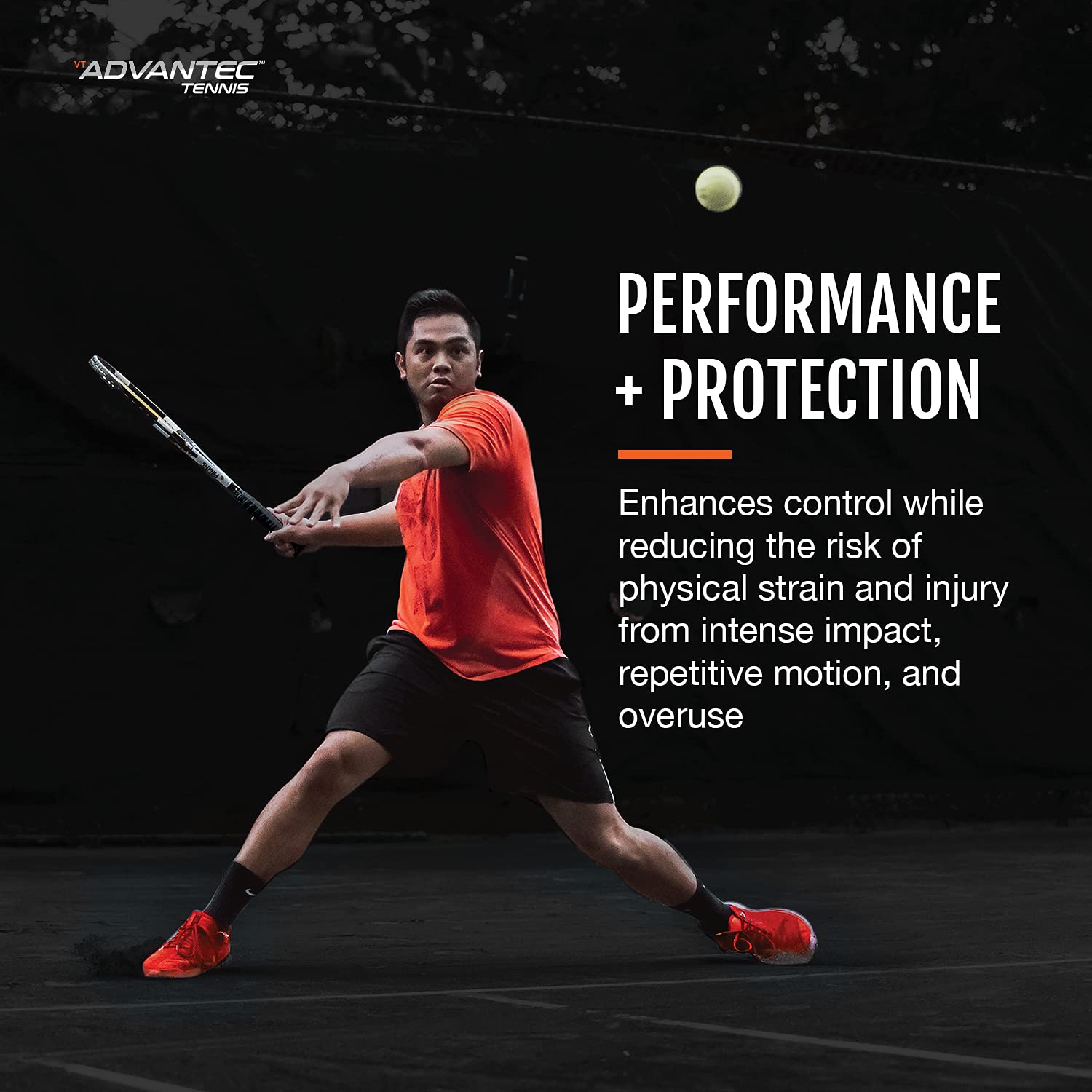 Vibration Dampening Tennis Racket Grip Tape β Advanced Polymer Technology β Dampens Frame Vibration β Simple Adhesive-Free Installation β Optimize Response and Control by VT Advantec