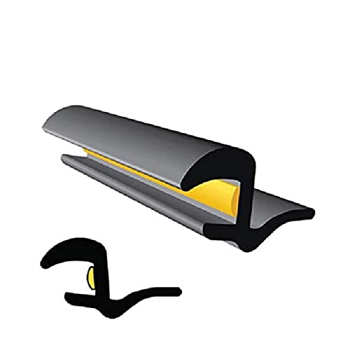 Universal Rubber Reveal Moldings 9.5mm (3/8") with Clean-Stick Butyl (16')