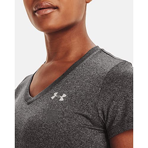 Under Armour Women's UA Tech™ Short Sleeve V-Neck 3X Gray