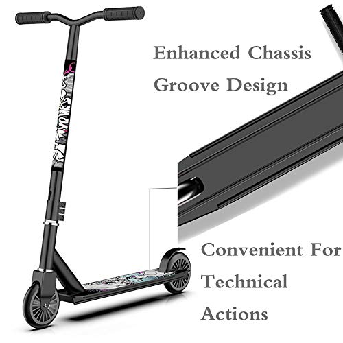 zxcvb Stunt Scooters,Street Scooters,Sports Stunt Jumping and Push Scooters Under 8 Years Old,Both Adults and Children Can Use,Blue-Scooter
