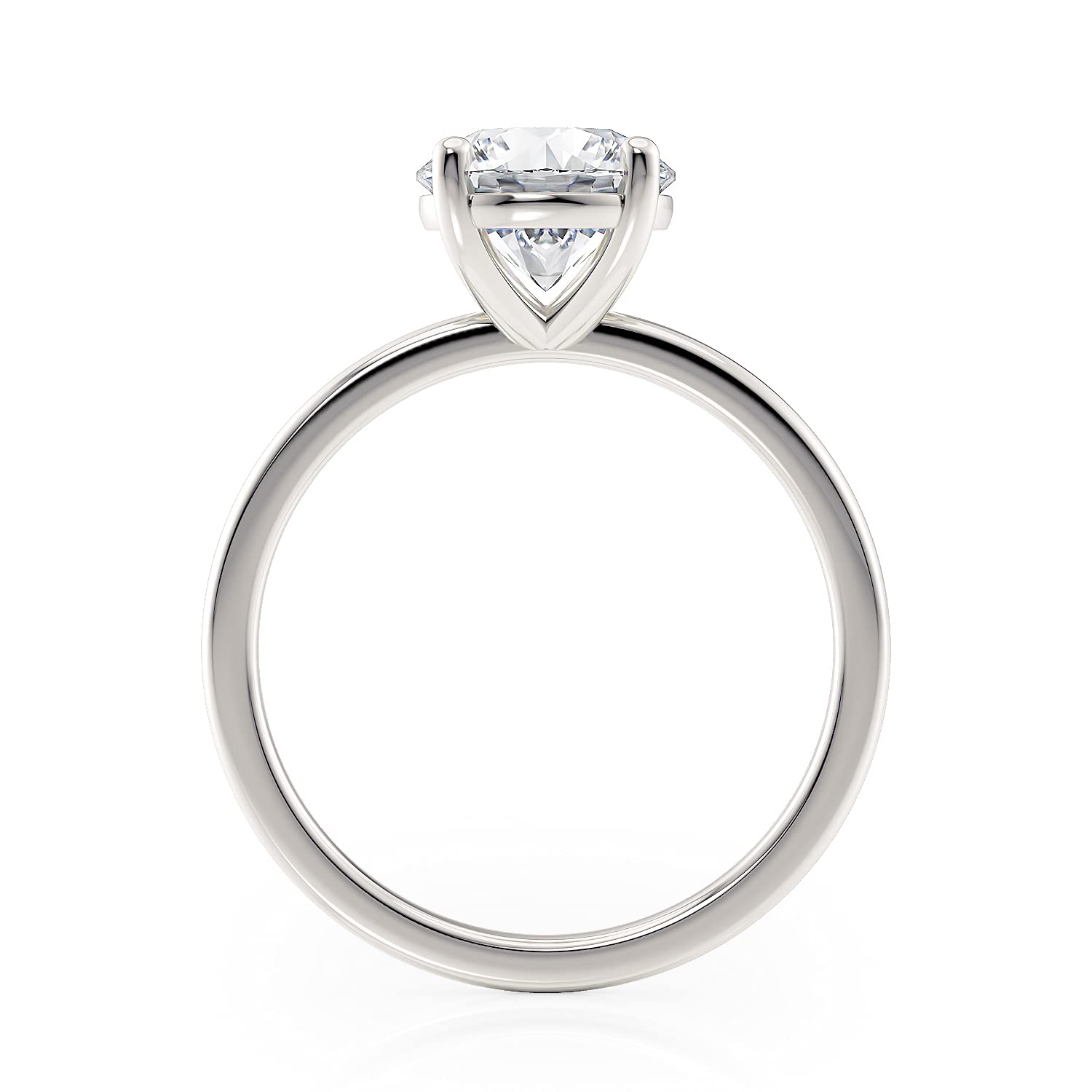 yadav diamonds and jewelry 1.50 Carat | IGI Certified Lab Grown Diamond Solitaire Engagement Ring | Oval Cut | 14k White Gold | G-H, VS1-VS2, CCTW | Size 6
