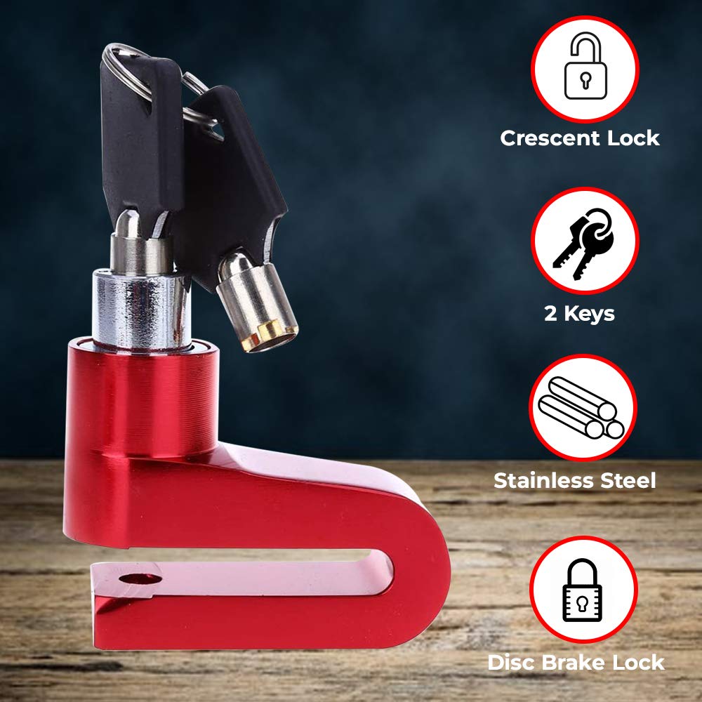 SPYSEE Anti-Theft Steel Wire Lock Disc Brake Wheel Lock Set for Xiaomi M365 Electric Scooter Accessory Wheels Locker with Reminder Rope