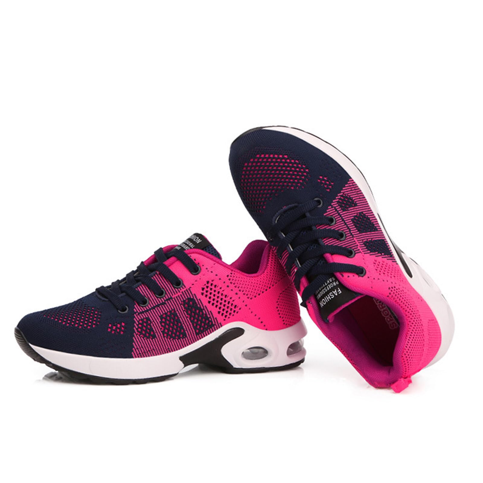 Unybwonn Walking Shoes for Women,Comfortable Casual Sneaker for Women Rose 9.5
