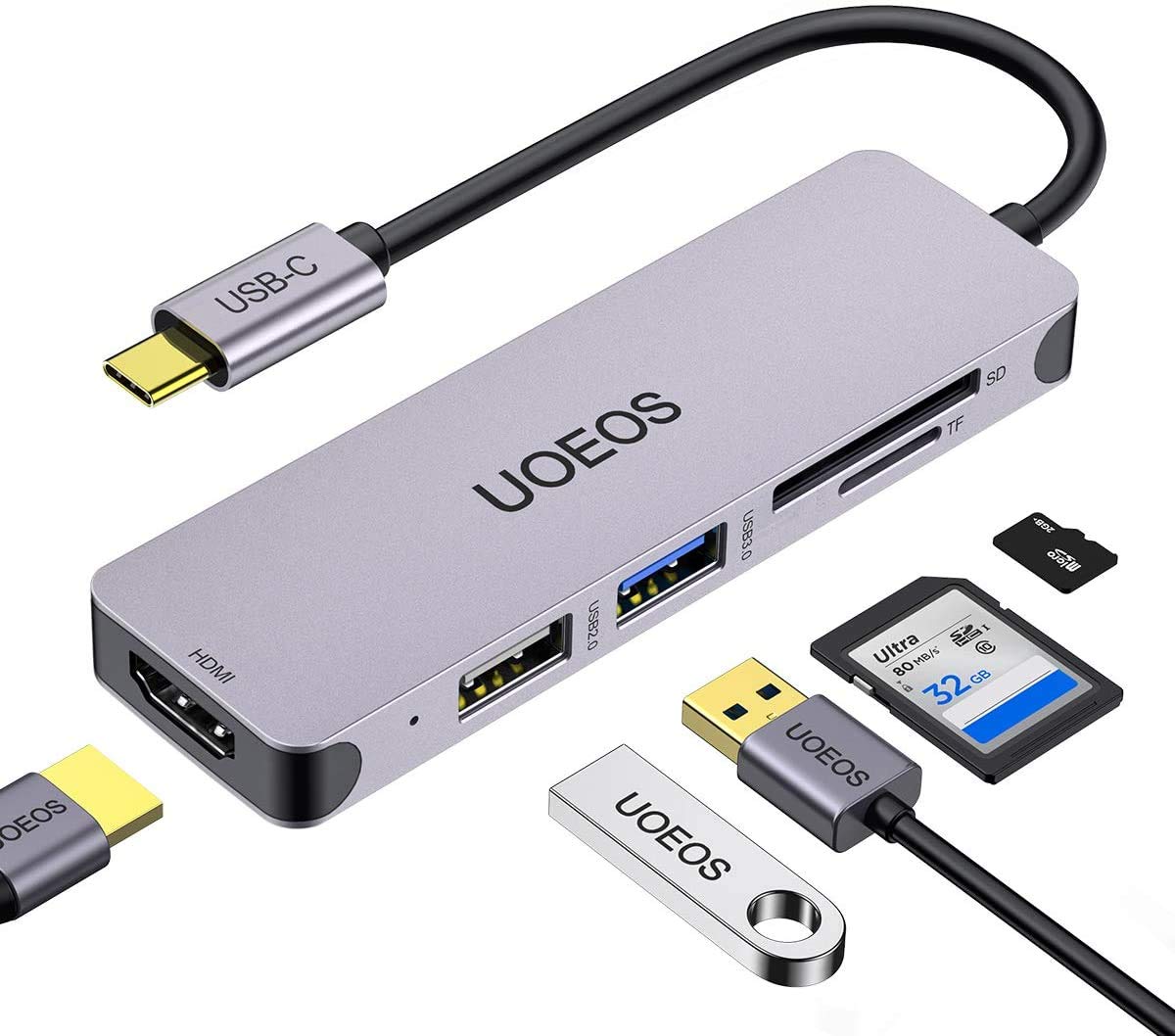 UOEOS C to Hdmi Hub,Compatible for Surface Pro, MacBook Air, Thinkpadā¦