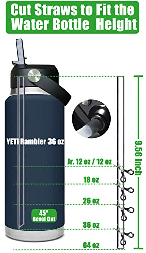 Straw Cap for Yeti Rambler Lid -12 18 26 36 64 oz Replacement, Flexible Handle for Yeti Straw Lid Replacement, Perfect for Yeti Accessories Lid and RTIC Water Bottle Top