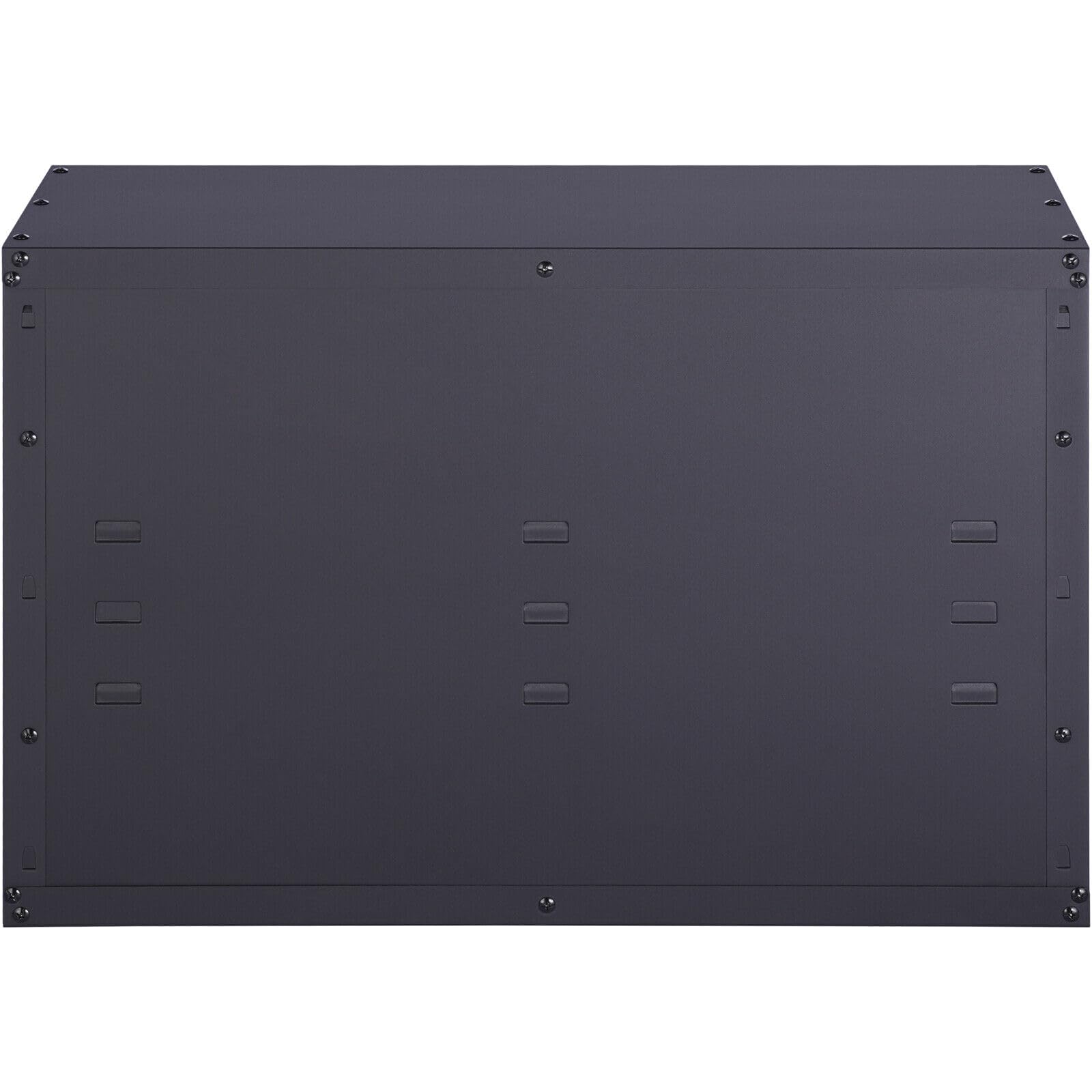 Sturdy Wall-Mounted Storage Cabinet with Adjustable Shelf, 120lbs Capacity, Perfect for Efficient Organization Black