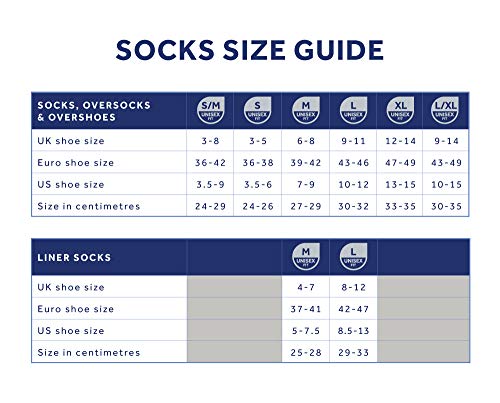 SEALSKINZ Unisex Waterproof All Weather Mid Length Sock, Grey/Grey Marl, Large