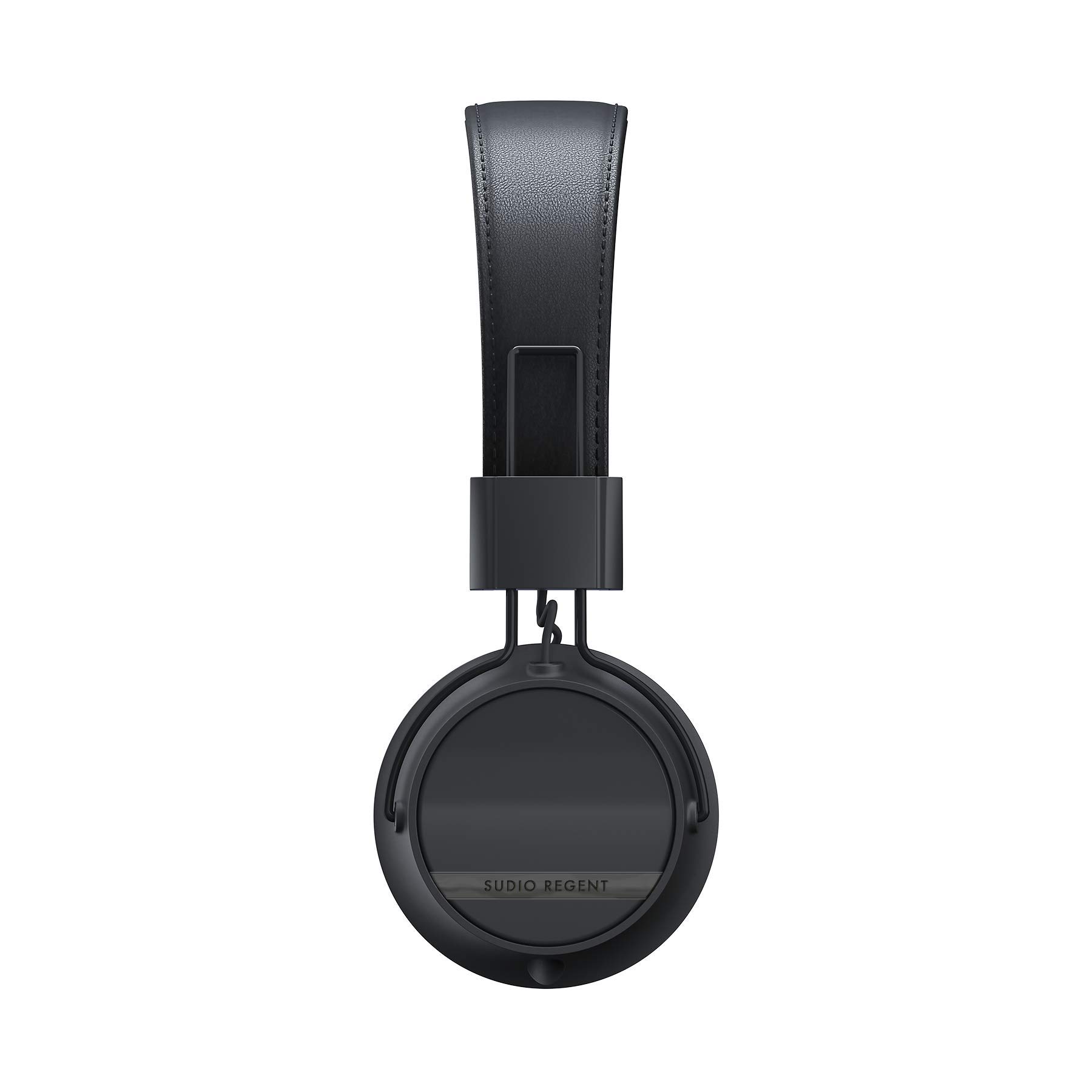 Sudio Regent II Truly Wireless On-Ear Headphones - 24h Play Time, Interchangeable caps, Collapsible Design, iOS, Android (Black)