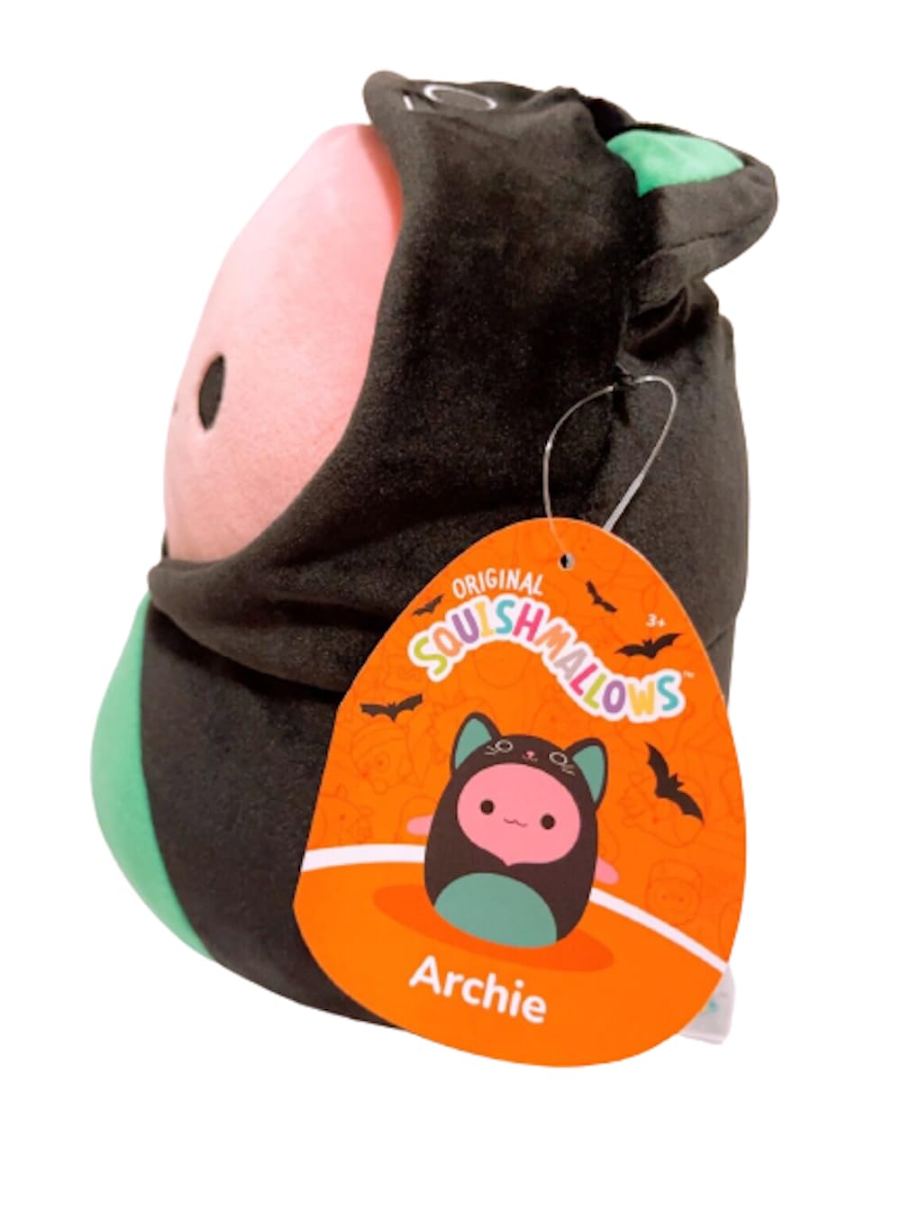 squishmallows Hoodie Squad 5" Archie The Axolotl in Cat Costume Plush Doll Toy