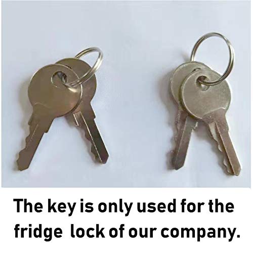 Universal Replacement Keys for Fridge Door and Cabinet Locks Child Safety for Drawers and Refrigerator - Child Proof (4Keys Only)
