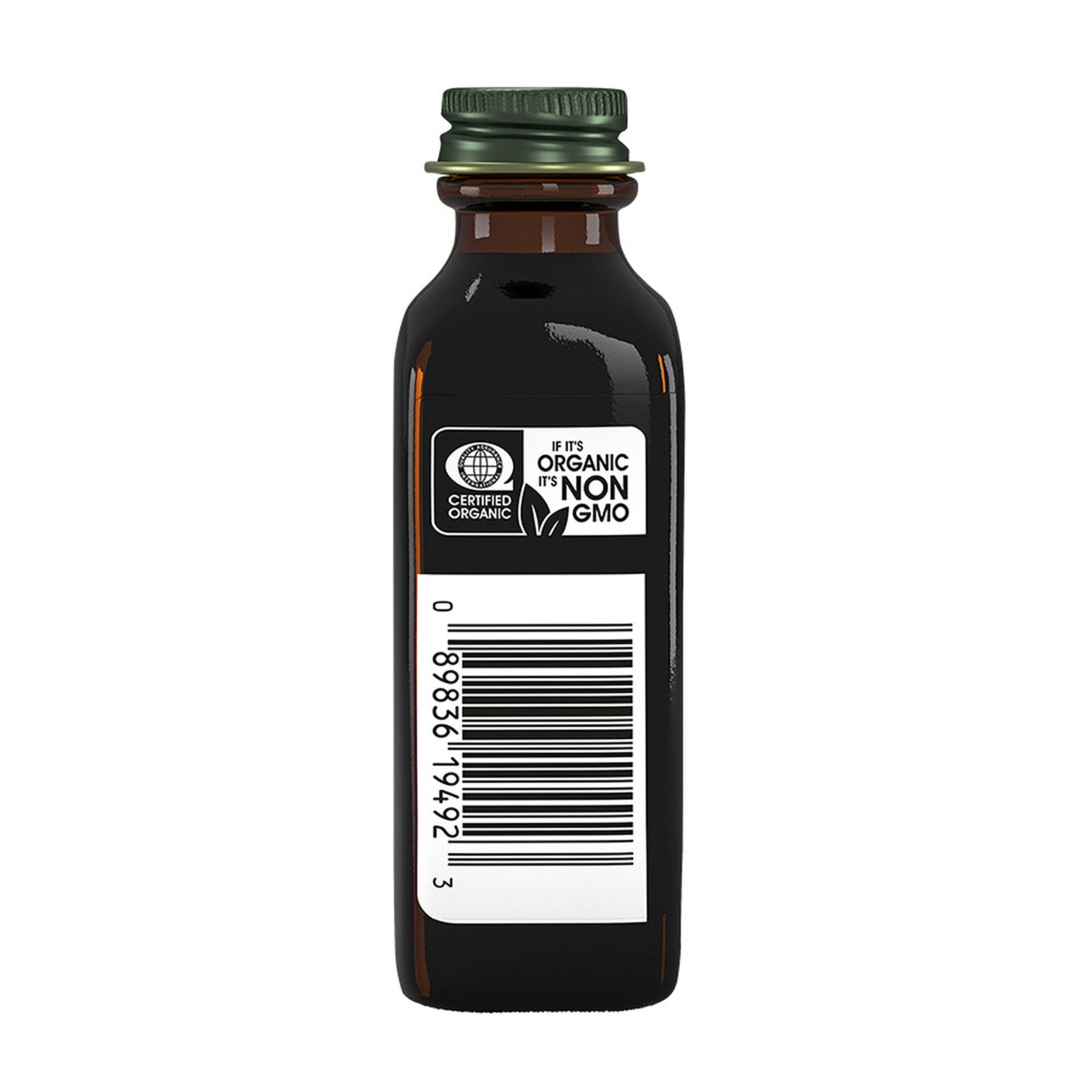 Simply Organic Vanilla Flavoring (non-alcoholic), Certified Organic, Vegan | 2 oz | Pack of 12