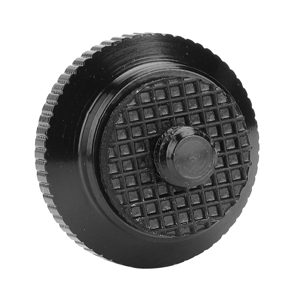 XinwoerMini Aluminium Alloy Round Quick Release Plate for Compact Action Tripod,Easy to Use(Red)