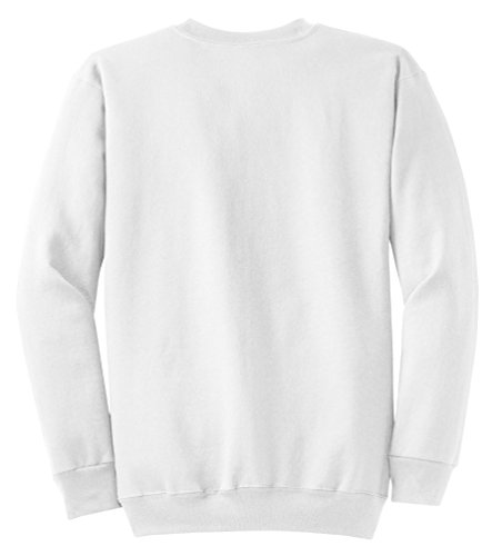 Port & Company Core Fleece Crewneck Sweatshirt White