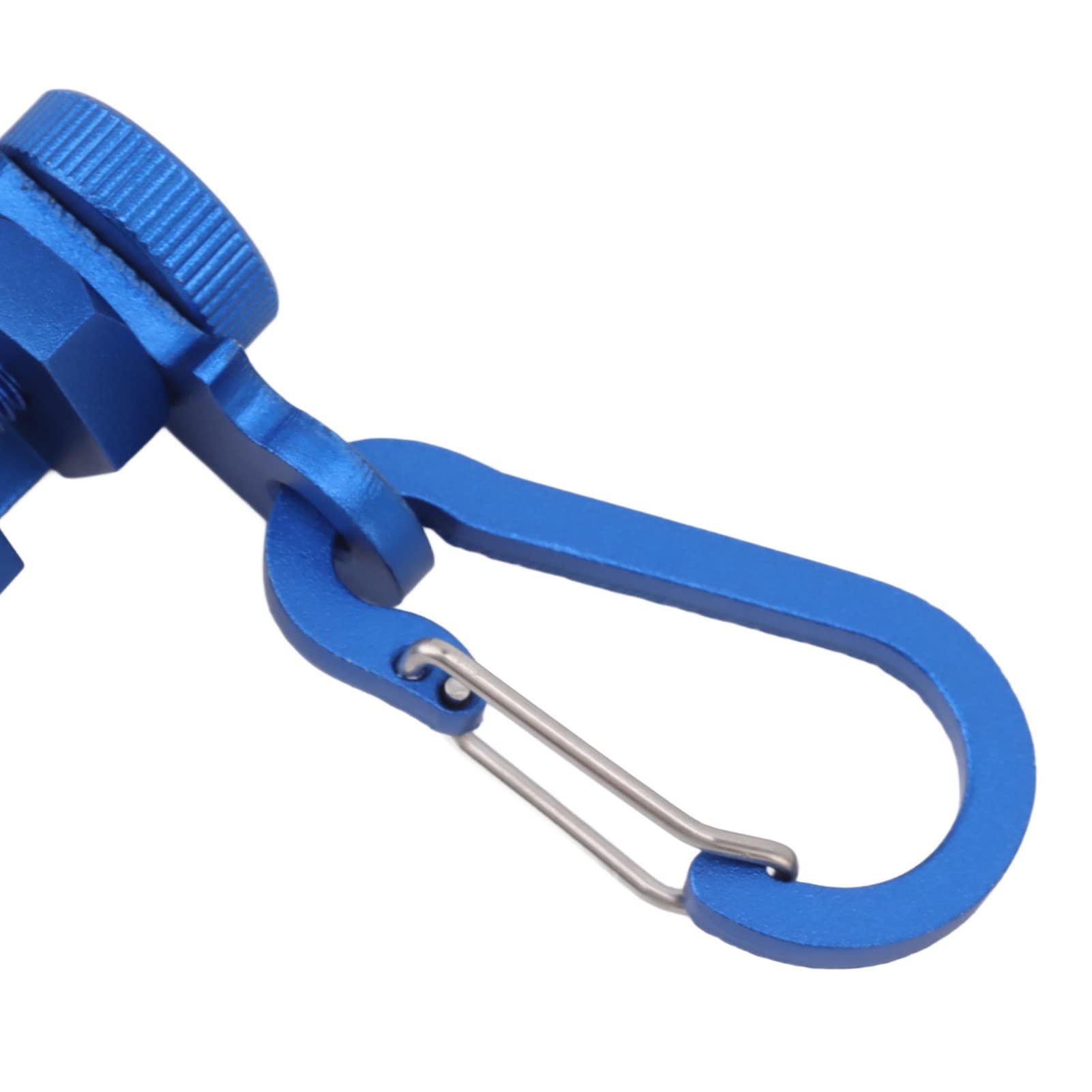 Stair Gauges, Aluminium Alloy Stair Gauges for Framing Square, Wear Resistant Durable Stair Stringer Layout Tool for Carpentry Squares Stair and Rafter Gauge Clamps (Blue)