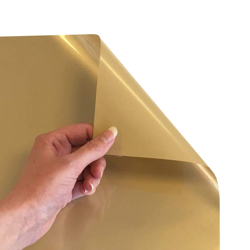 Siser EasyWeed Heat Transfer Vinyl 11.8" x 5ft Roll (Vegas Gold) - - Compatible with Siser, Cricut, Silhouette and Other Craft/Professional Cutters - CPSIA Certified