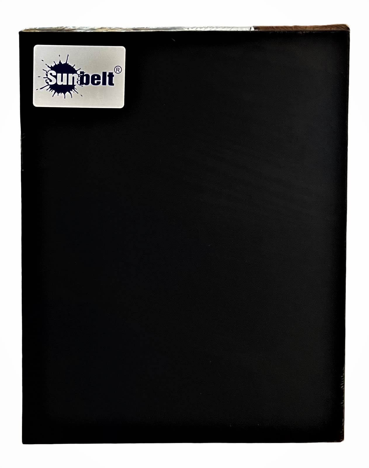 SUNBELT Black Primed Gallery Wrapped Stretched Art Canvas, 1.5" Deep Profile (24x36)
