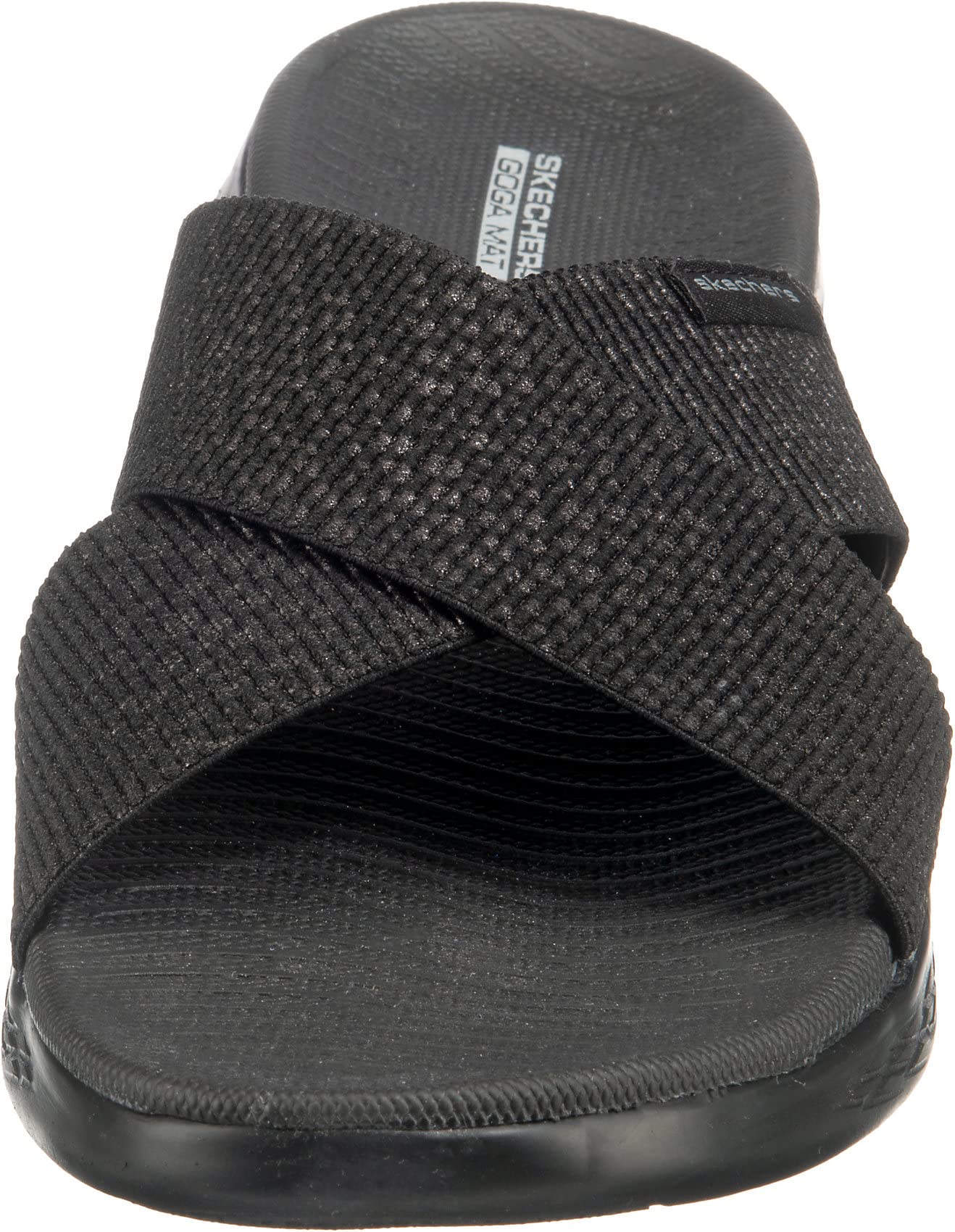 Skechers womens On-the-go 600 - 16259 Slide Sandal, Black, 7 US