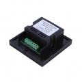 Wall Light, Single Color Touch Panel Dimmer Wall Switch Controller LED Light Strip DC 12V-24V (Black)