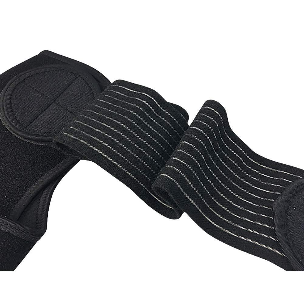 Yinrunx Adjustable Shoulder Strap Compression Sleeves for Arms Women and Men,Adjustable Elastic Shoulder Support Brace,Comfortable Breathable Neoprene,Back Protector Back Posture Corrector