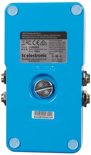 TC Electronic FLASHBACK 2 DELAY Legendary Delay Pedal with Groundbreaking MASH Footswitch, Crystal Delay Effect and Built-In TonePrint Technology, Blue