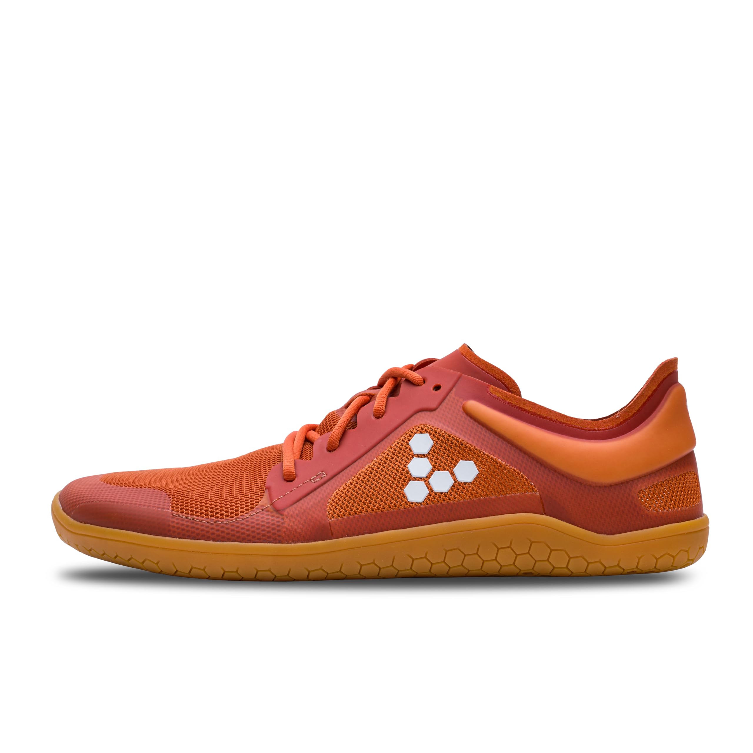 Vivobarefoot Primus Lite III, Womens Vegan Light Breathable Shoe with Barefoot Sole Rust