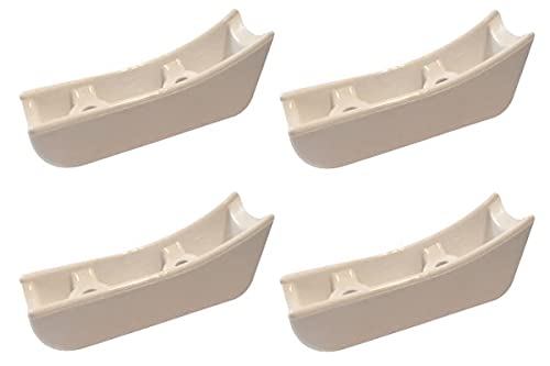 Sled Glide Fits 1" Tube Patio Lounge Chair Chaise Lounge Protector from Scratches and Rust (8 pcs)
