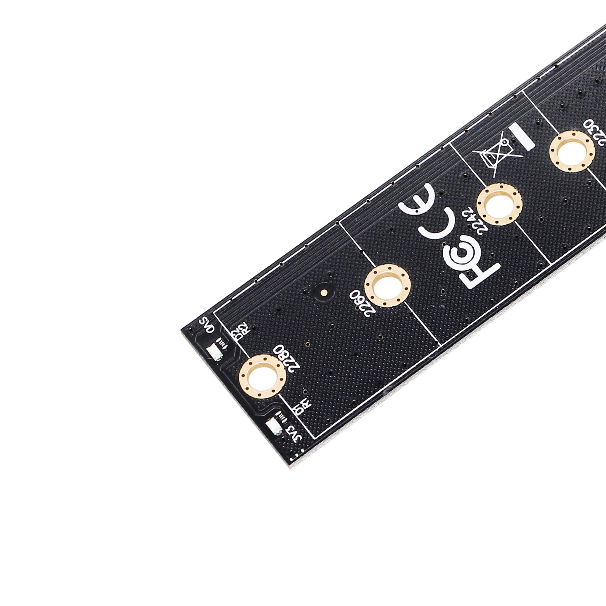 SinLoon PCI E X1 M.2 Adapter M.2(NGFF) M Key SSD to PCI-e X1 Card M.2 NVME to PCI Express Adapter for M.2 SSDs with PCI-E (M-Key) Interface Type