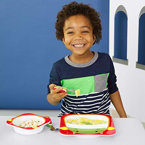 Skip Hop Baby Plate, Zoo Divided Plate, Dragon