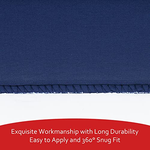 Waterproof Pack and Play Mattress Cover 2 Pack, Soft Quilted Pack and Play Mattress Pad Protector 39" X 27", Playpen Mattress Sheet