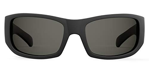 Smith Optics Bauhaus Carbonic Polarized Sunglasses, One Size, Matte Black