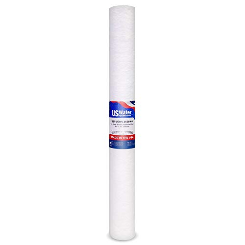 US Water Systems Meltblown Spun Poly Sediment Filter - 2.5" x 20" (5 Micron) - Made In USA - NSF Certified