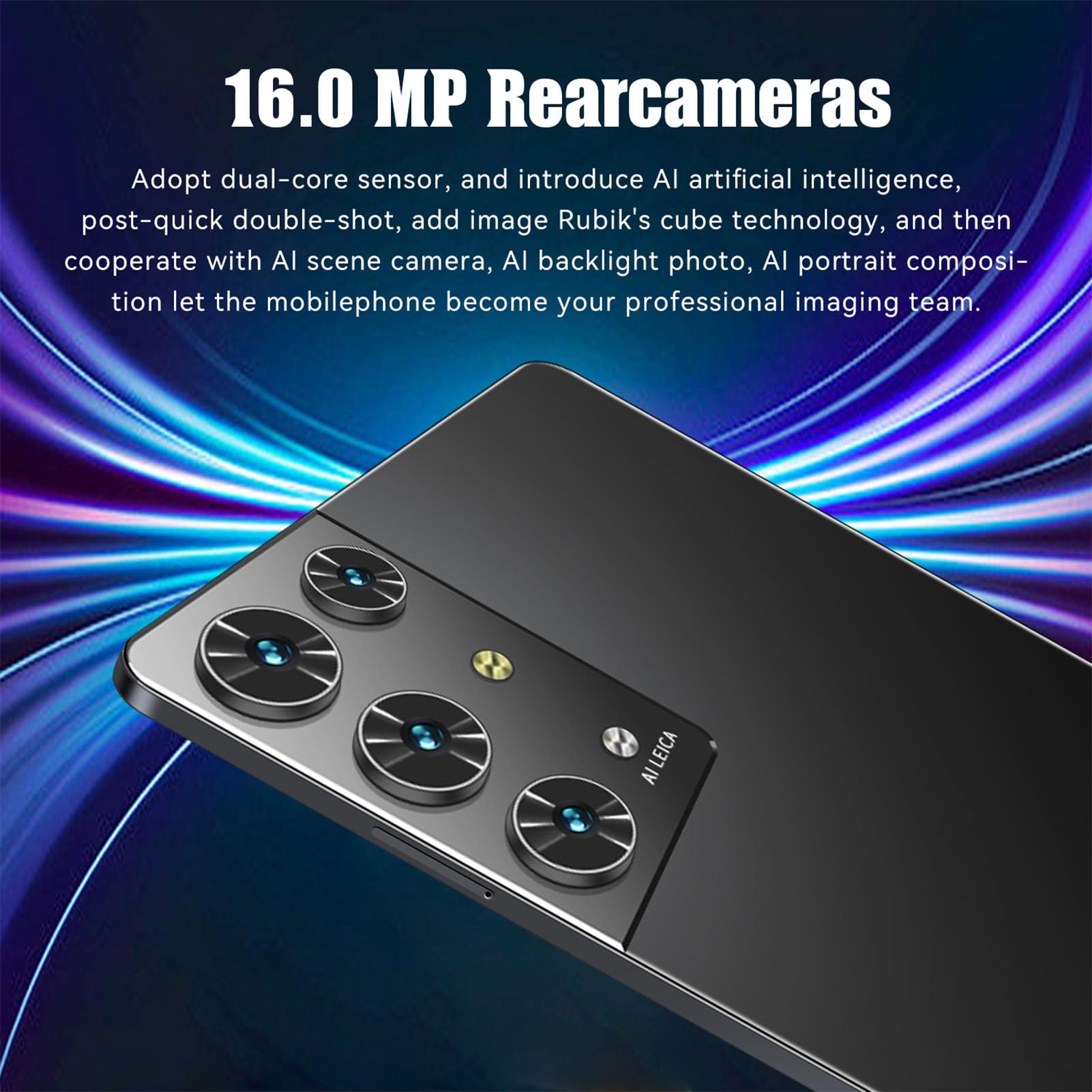 Vikye 10.1 Inch Tablet 12 8 Core CPU 8GB RAM 256GB ROM 8MP Front 16MP Rear 5G WiFi 4G Network Tablet PC 100‑240V (US Plug)