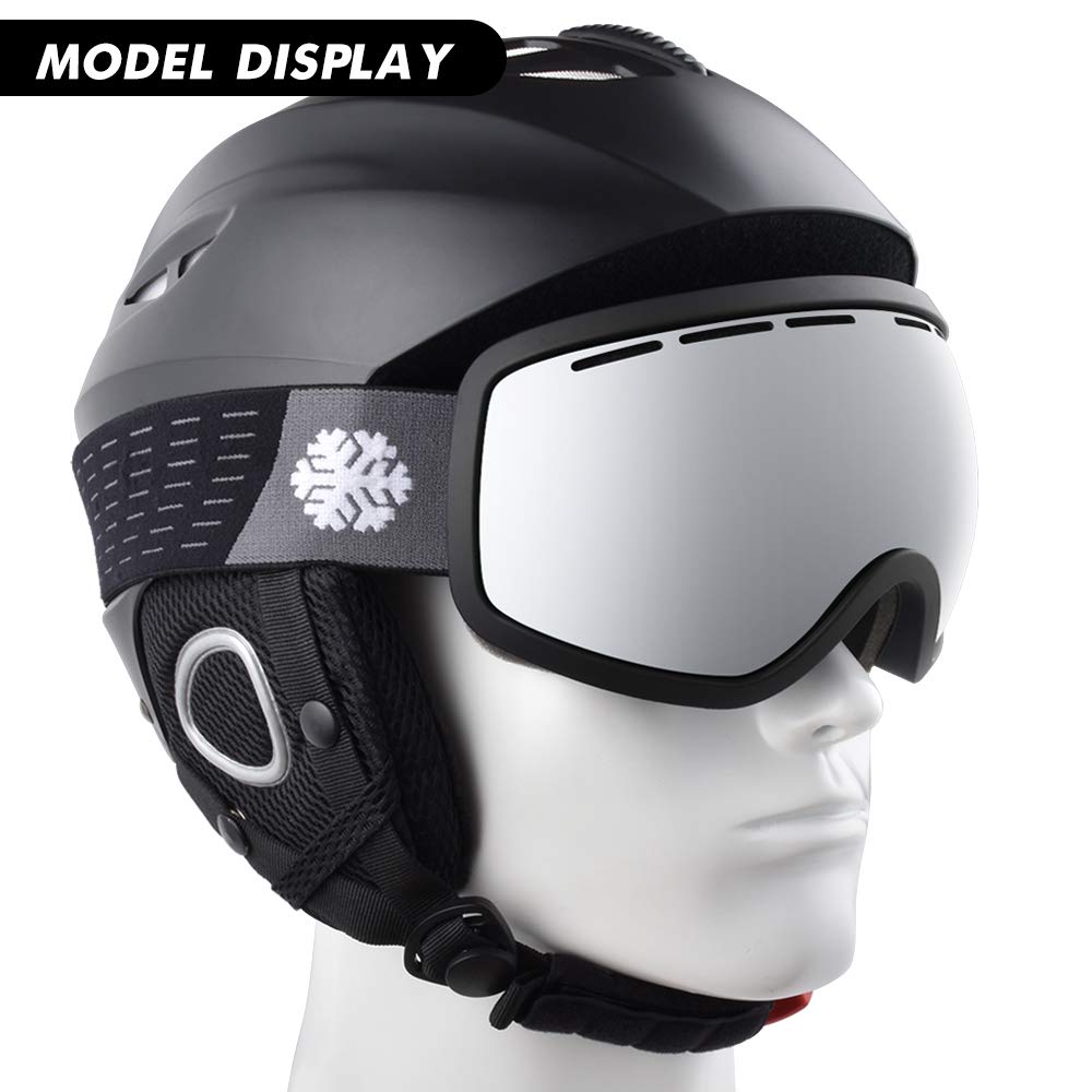 Snowledge Ski Goggles for Men Women with UV Protection, Anti-Fog Dual Lens