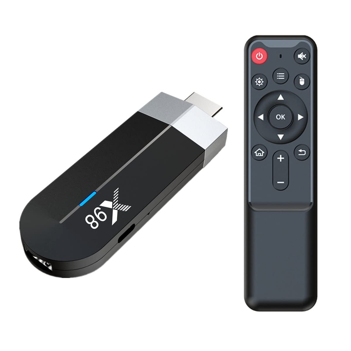 Sofobod X98 TV Stick Android 11.0 TV Box 2GB RAM 16GB ROM 2.4G/5G Dual WiFi BT 4.1 Smart TV Stick H.265 Decoding HD 4K