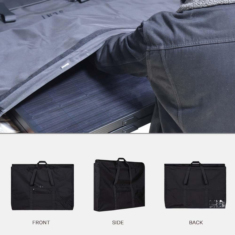SLNT Utility Faraday Bag for Solar Panels and Large Electronic Devices with Silent Pocket - Military-Grade Water Resistant Nylon, Multishield Blocks Wireless Signals - Protects from Hacking, Spying