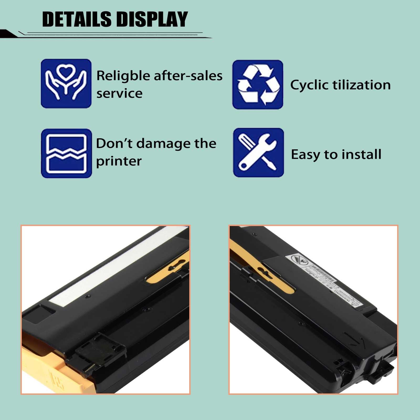 RASHIV 008R08102 Waste Toner Container Replacement (8R8102) Compatible Waste Toner Box for Xerox AltaLink B8145 B8155 B8170