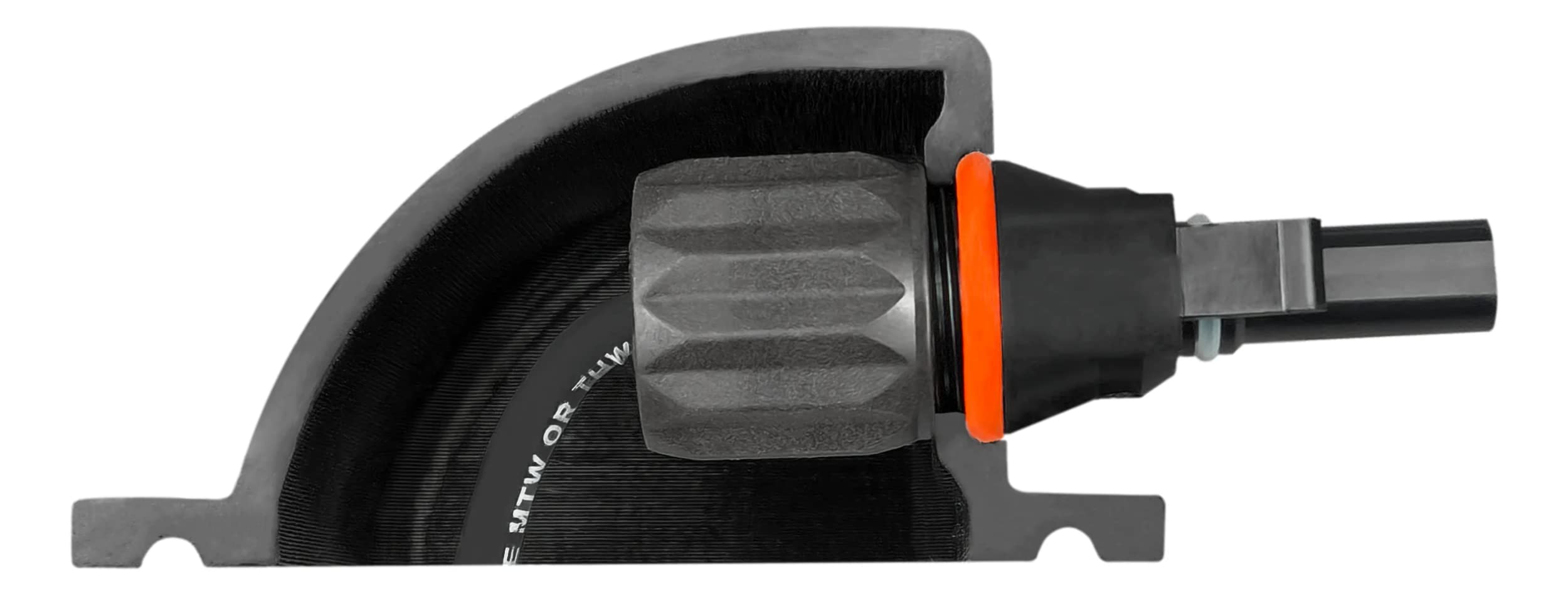 Solar Panel Weatherproof Cable Wire Entry Housing, 5th Gen, Made in USA with Connectors 2 Ports 2 Ft