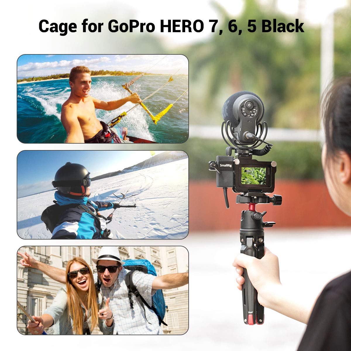 SmallRig Cage for Hero7 / Hero6 / Hero5 Black CVG2320